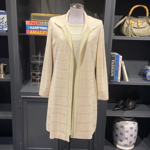 Misook | Dresses | Misook Knitwear Jacket Dress Set | Poshmark